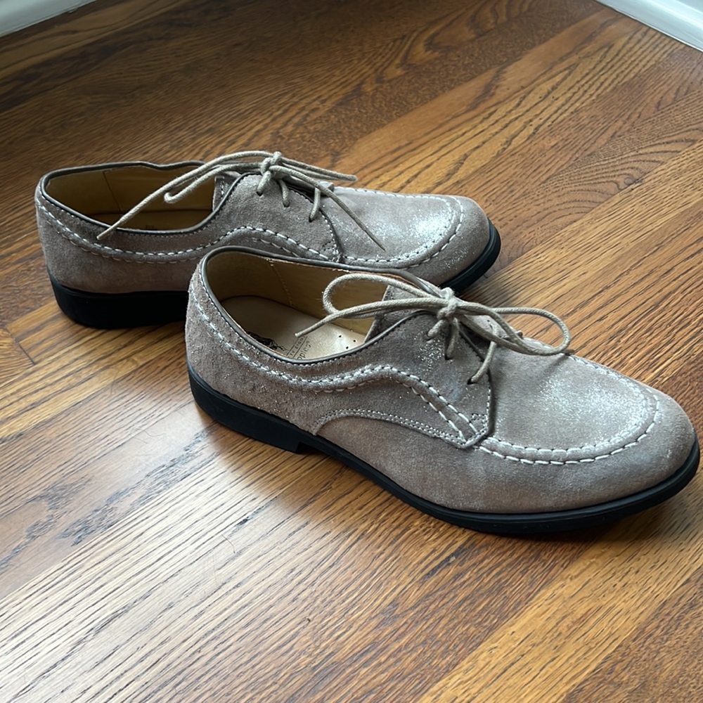 Hush Puppies 1958 Lifetime Silver Oxford Shoes - Gem